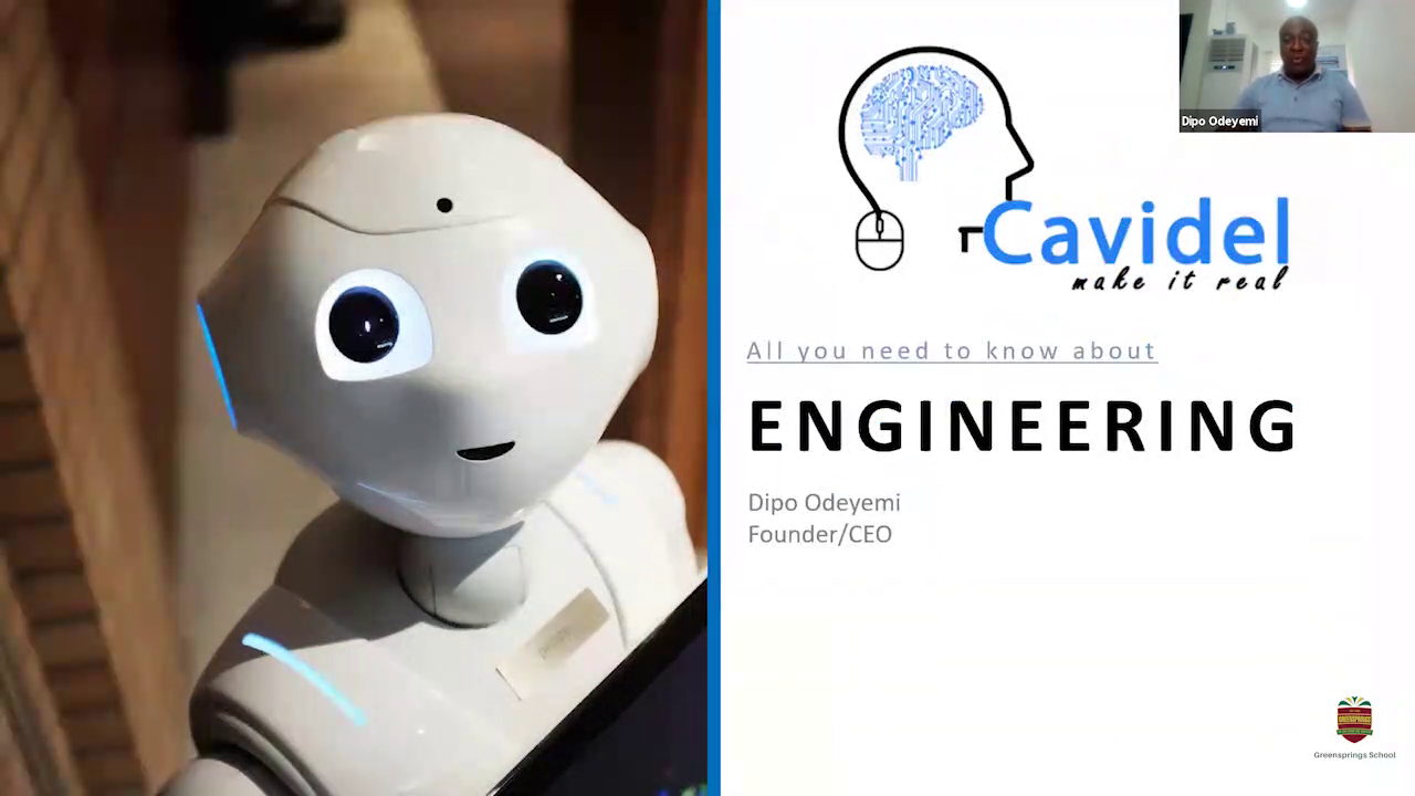 Career Webinar on Engineering for Our Students — Greensprings School